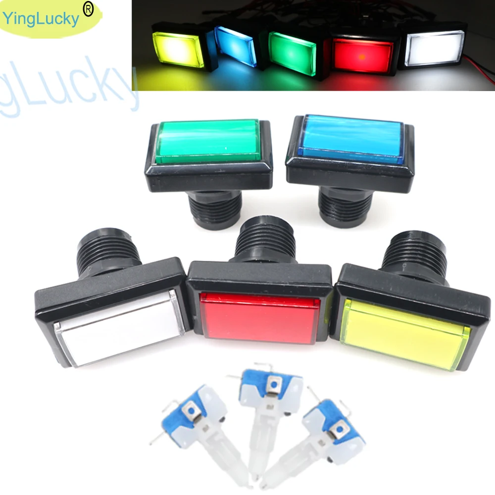 Sanwa-Arcade-Button-Colorful-Illuminated-Arcade-Video-Game-Push-Button ...