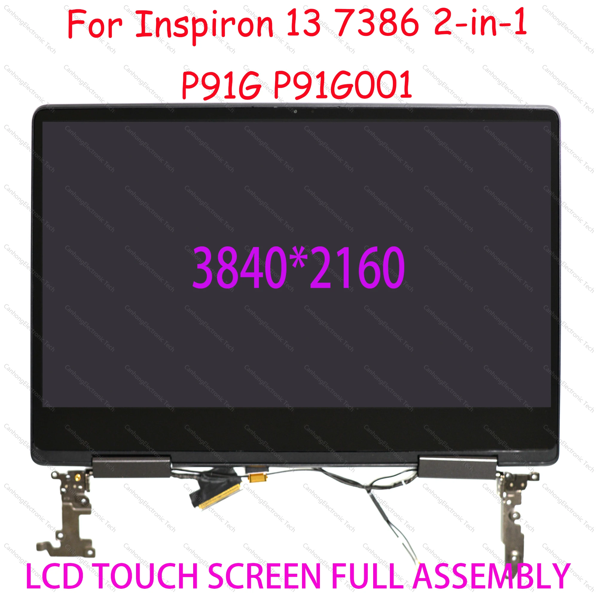 13.3'' Fhd 1920x1080 For Dell Inspiron 13 7386 P91g P91g001 Touch ...