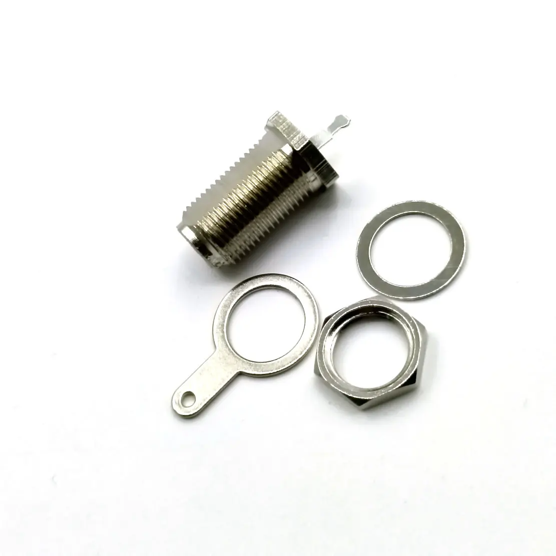 100SET-brass-F-Type-Panel-Mounted-Socket-Female-Jack-Solder-adapter ...