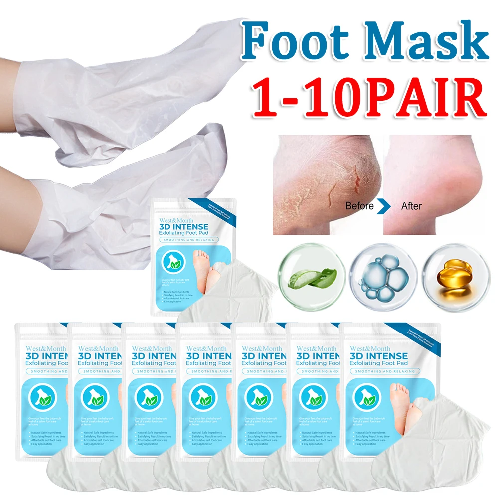1-10-Pair-Skin-Exfoliating-Mask-Feet-Care-Exfoliating-Callus-Booties ...