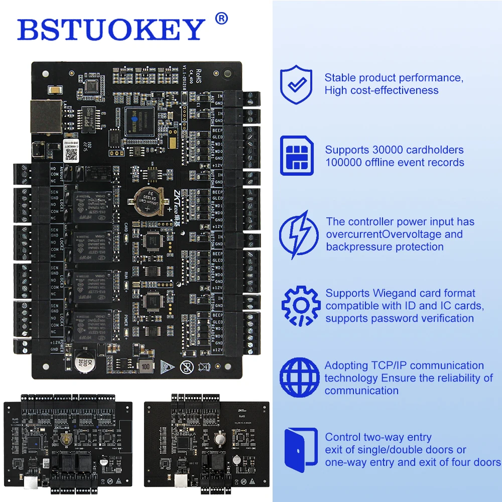 ZKTeco-C3-100-C3-200-C3-400-IP-Based-Door-Access-Control-Panel-Network ...