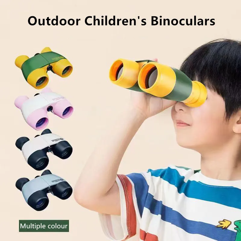 Portable-Kids-Binocular-5X-Optical-Magnifying-Glass-Telescope-Children ...