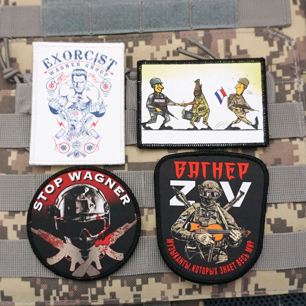 PMC Wagner Mercenary Skull HUNTERS Military Tactical Embroidered ...