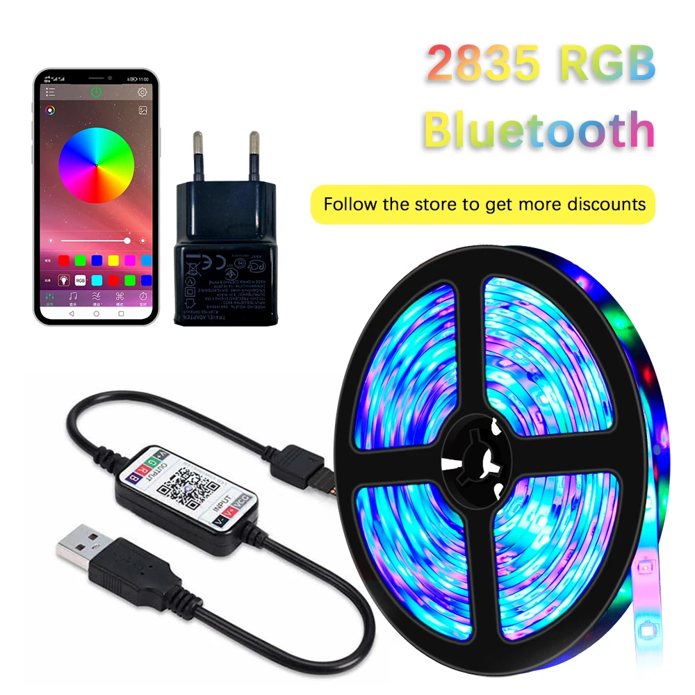 5v Usb Led Strip Lights Rgb Kitchen Tv Led Lights For Room Decor Led ...