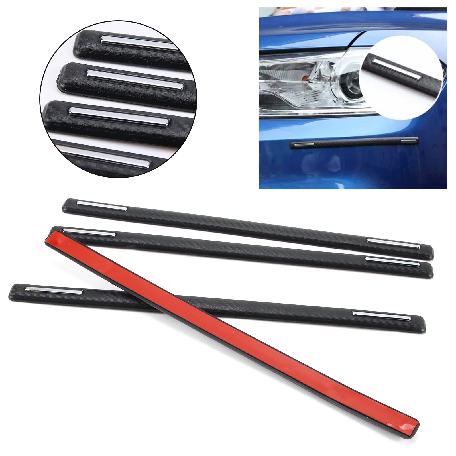 4pcs-Car-Accessories-Bumper-Corner-Guard-Cover-Anti-Scratch-Protector ...