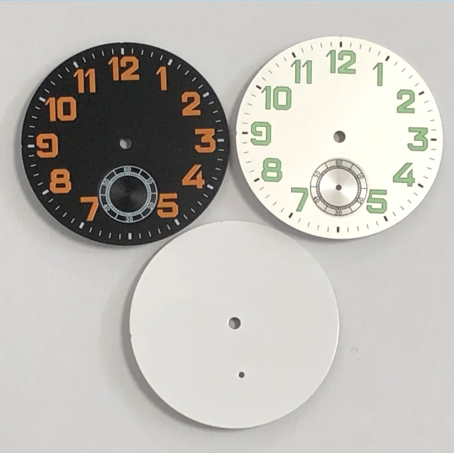 41mm Luminous Watch Dial Small seconds subdial at 6 o'clock position ...