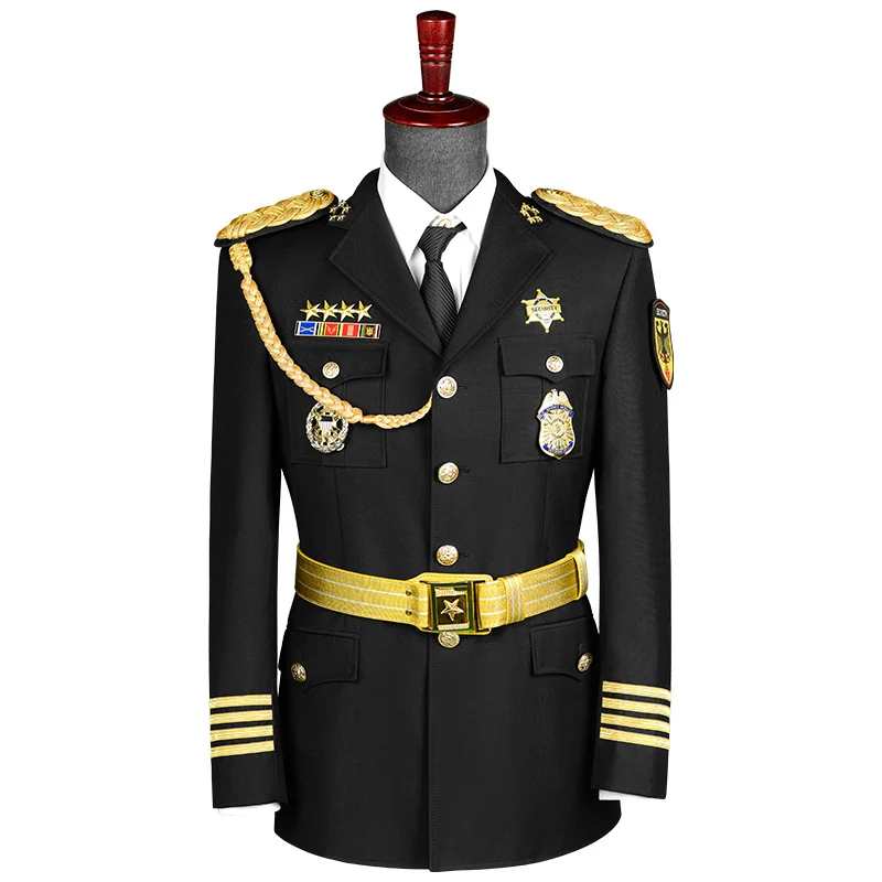 Hot-Sale-Standard-Uniform-Black-Clothes-Men-American-Formal-Attire ...