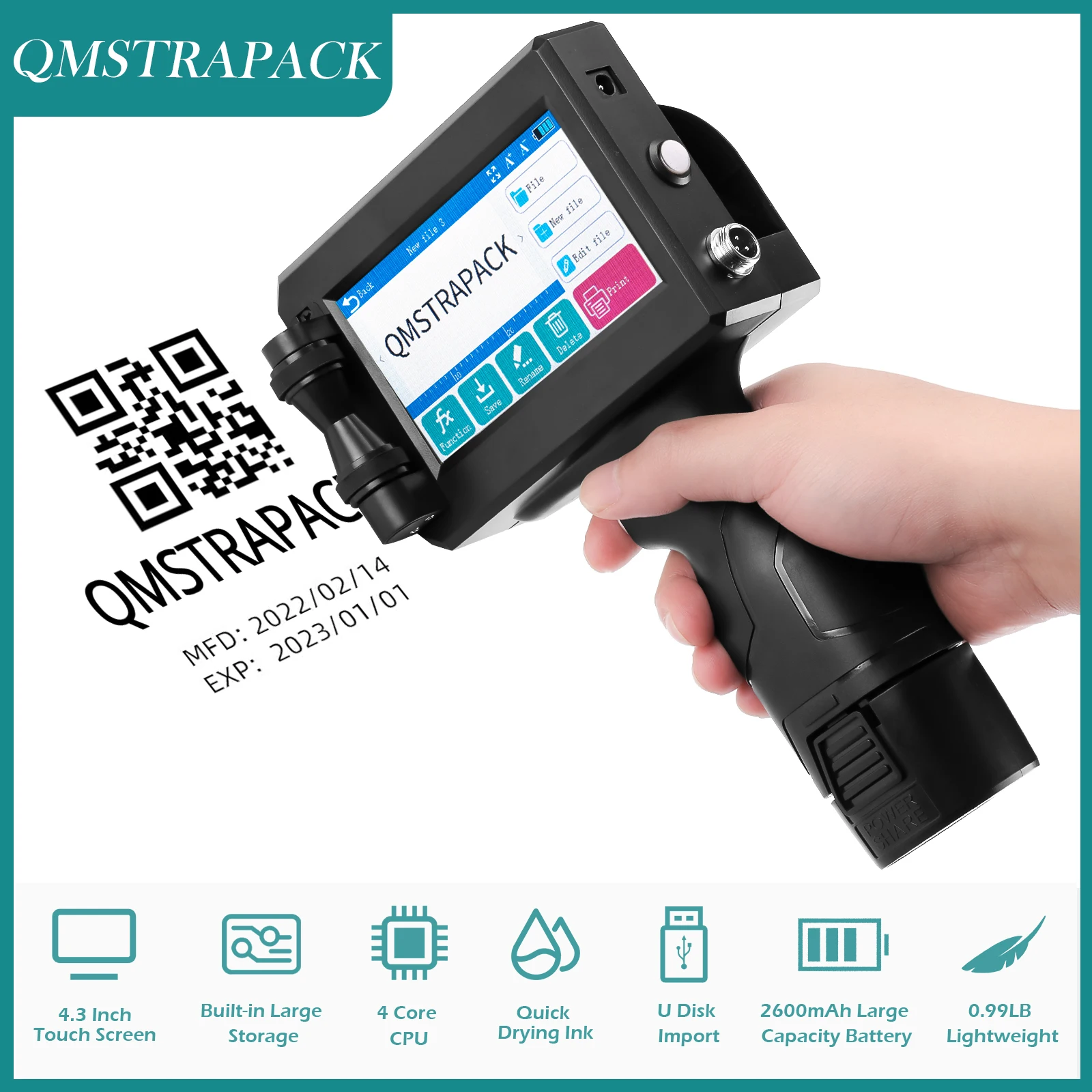 12-7mm-Handheld-Inkjet-Printer-Gun-with-Fast-Drying-Ink-for-Text-QR ...