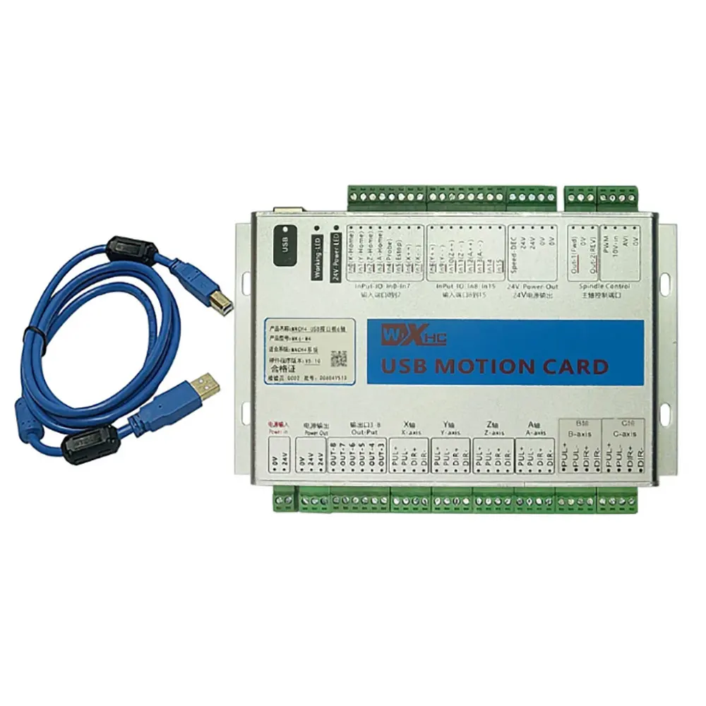 2000KHz-Mach3-Mach4-CNC-Motion-Control-Driver-Card-Breakout-Board-3-4-6 ...