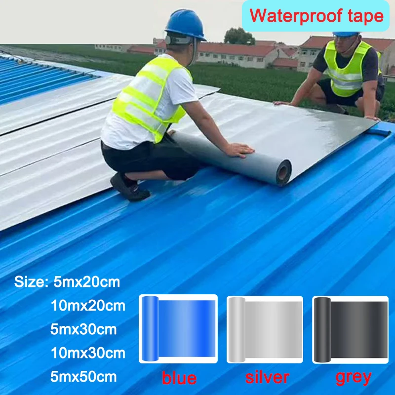 Roof Waterproof Tape Anti-Seepage Coil Color Steel Tile Wall Anti-Rust ...