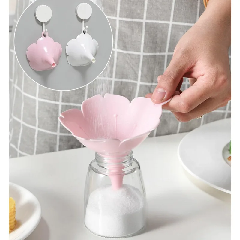 New-2Pcs-Set-Flower-Shape-Liquid-Funnels-Cherry-Blossom-Style-Funnels ...