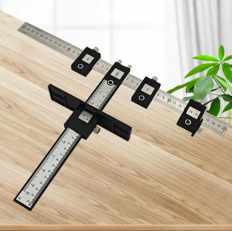 Famegmunkáló Lyukasztó Lokátor Sablon Fa Fúrás Dowing Jig Útmutató ...