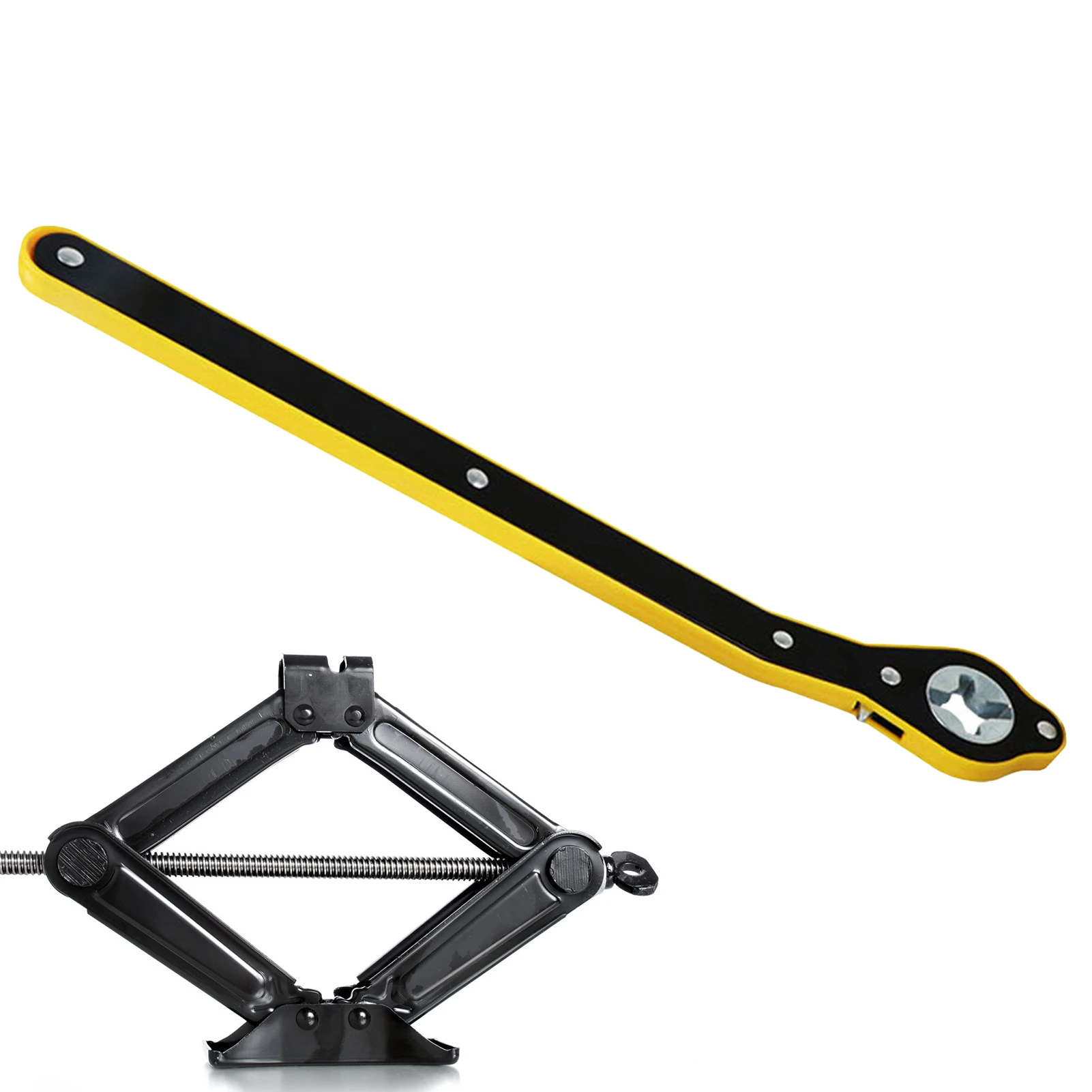 Car Labor-saving Wrench Scissor Jack Lifting Effortless Joystick Tool ...