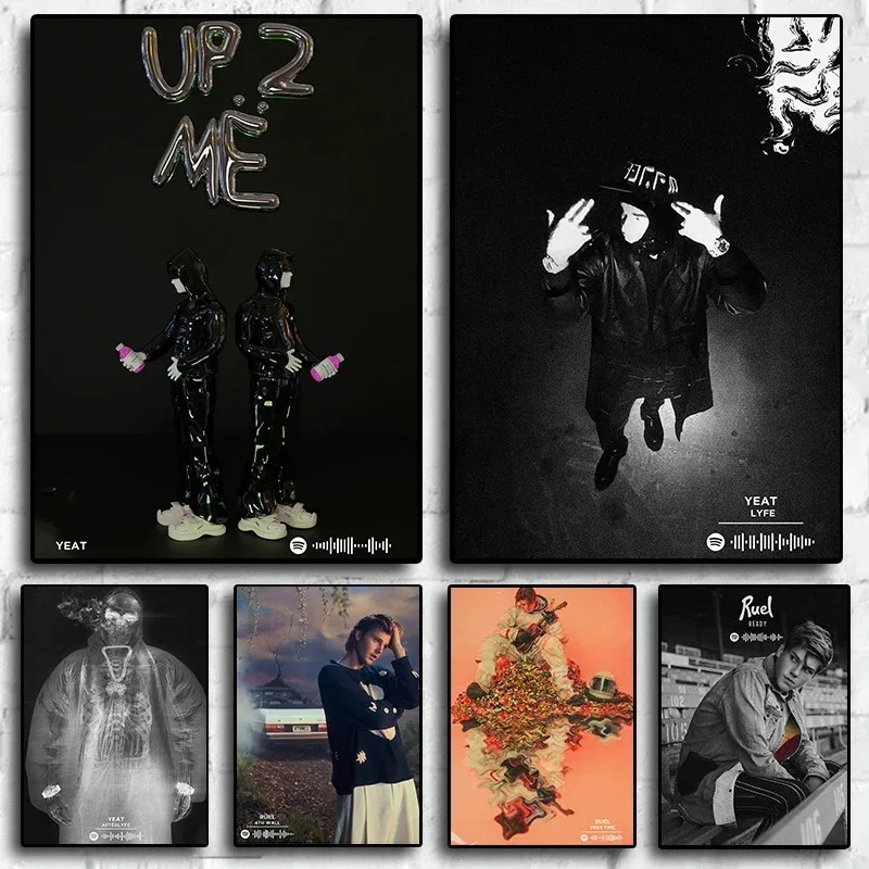 Music-Hot-Album-Star-Yeat-Lyfe-Ruel-Poster-Rap-Hip-Hop-Posters-for ...