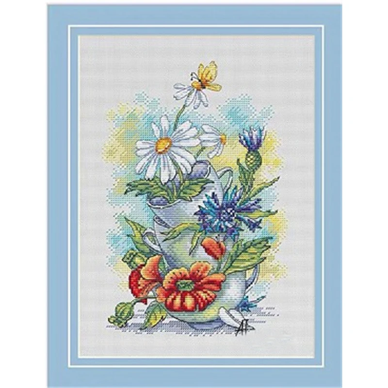 ZZ6277-Home-Fun-Cross-Stitch-Kits-Package-Greeting-Needlework-Counted ...