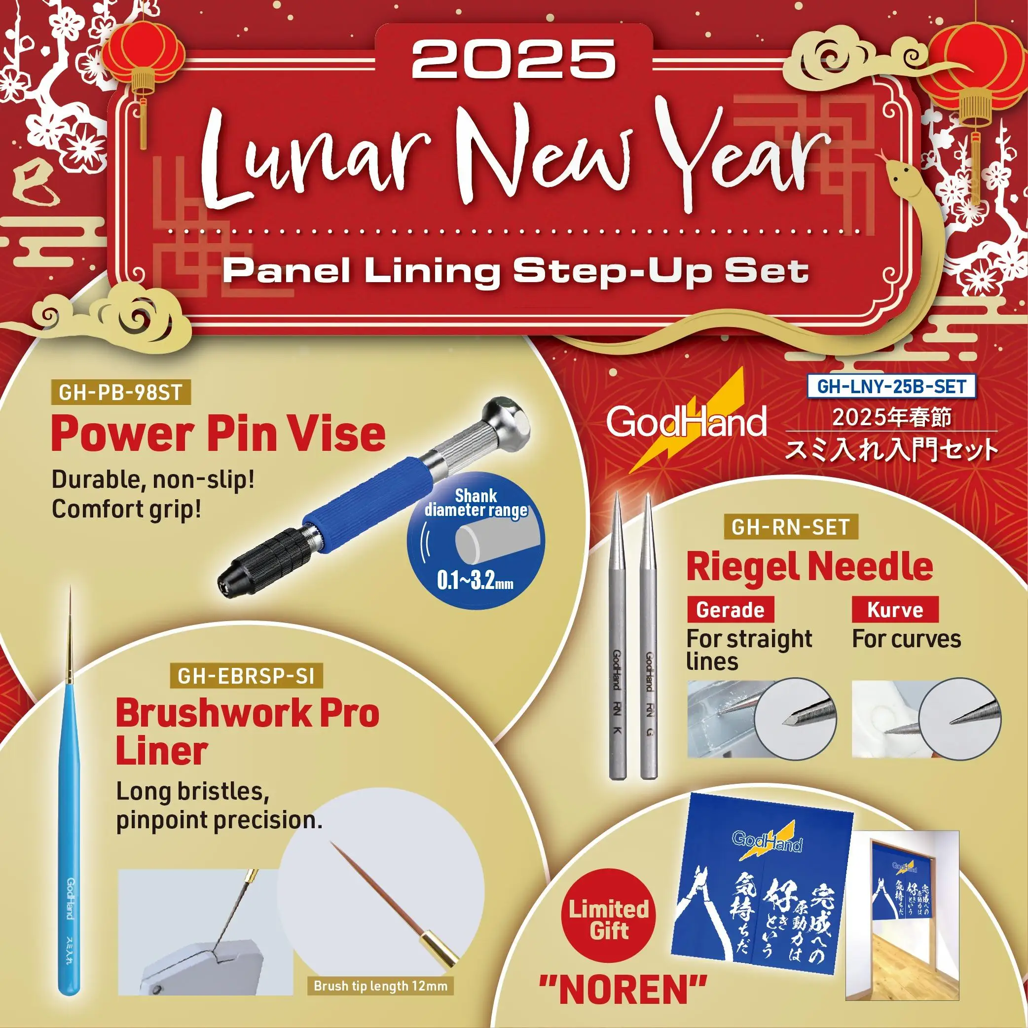 God Hand Panel Lining Tools Set 2025LNY-B-SET - AliExpress 26