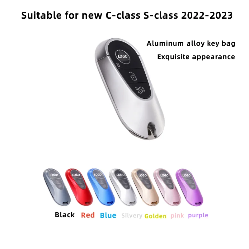 Suitable for 2023 Mercedes Benz C-Class c260l c200l eqe new S-Class s450l 23 GLC car key case ...