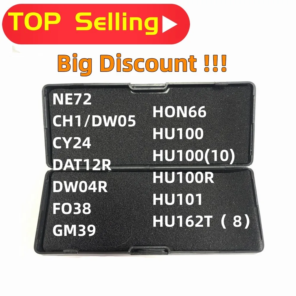 lishi 2 in 1 tool NE72 CH1/DWO5 CY24 DAT12R DW04 FO38 GM39 HON66 HU100 ...