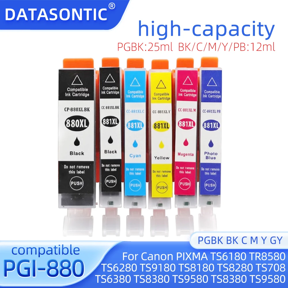 Cartucho-de-tinta-PGI-880-para-impresora-Canon-PIXMA-TS6180-TR8580-TS6280-TS9180-TS8180-TS8280 ...