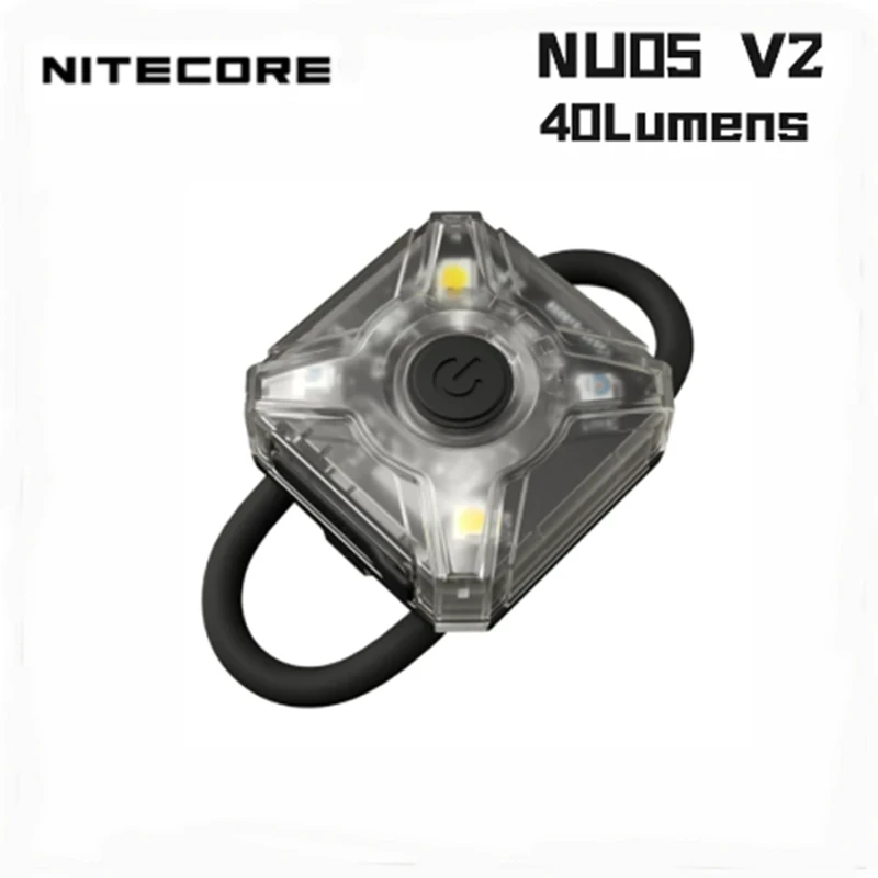 NITECORE NU05 V2/ NU05 KIT Lumens Lightweight USB Rechargeable Headlamp ...