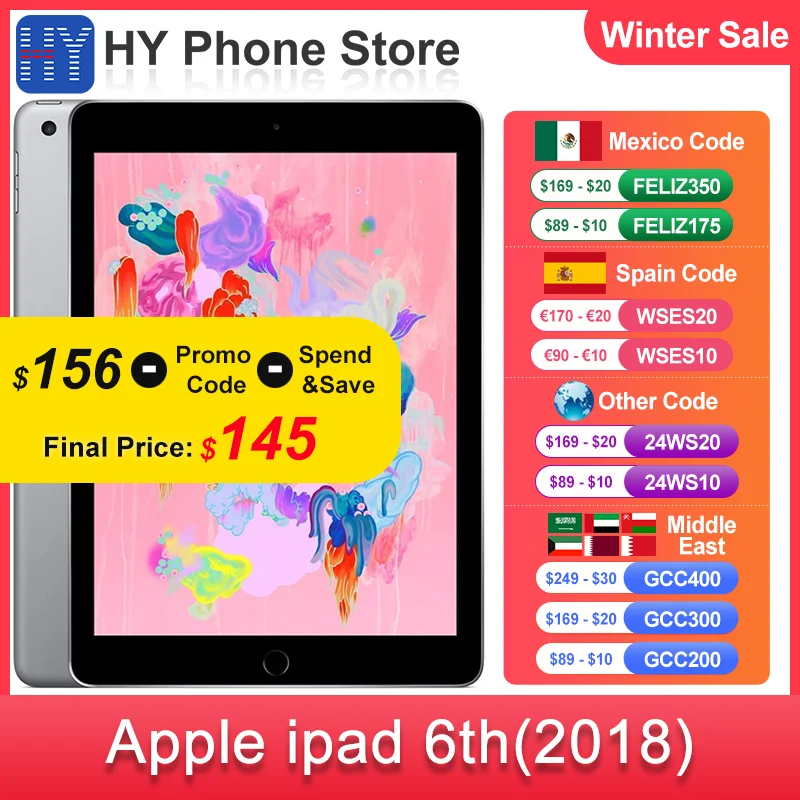 Apple ipad 6th Gen 2018 Model Tablet PC iOS A10 Fusion 9 7 inch Screen apple-ipad-6th-gen-2018-model-tablet-pc-ios-a10-fusion-9-7-inch-screen