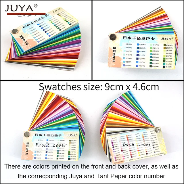 JUYA Tant Paper Quilling Set with 96 Single Colors,1.5/3/5/7/10mm Width ...
