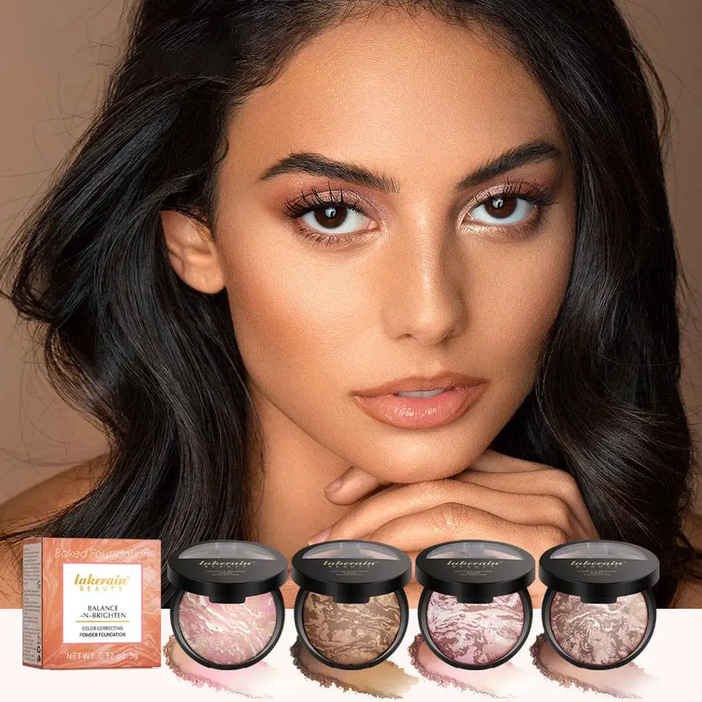 Marble-Baking-Powder-Foundation-Make-up-Baked-Powder-Delicate-Natural ...