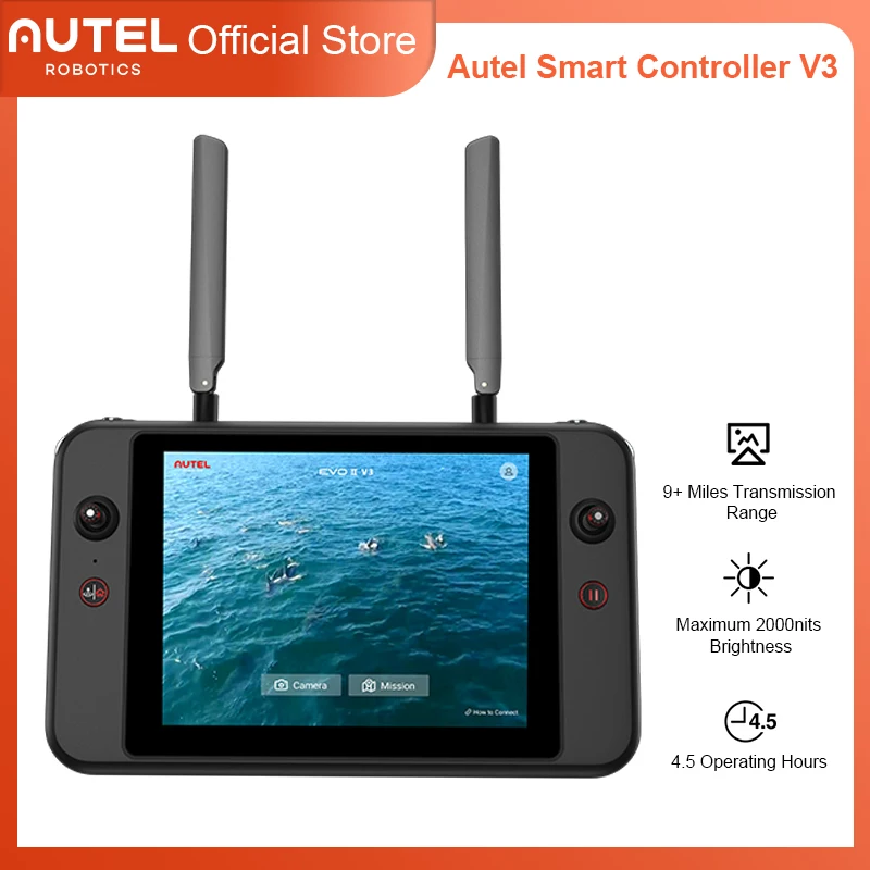 Autel-Robotics-Autel-Smart-Controller-V3-SE-9-Miles-Transmission-Range ...
