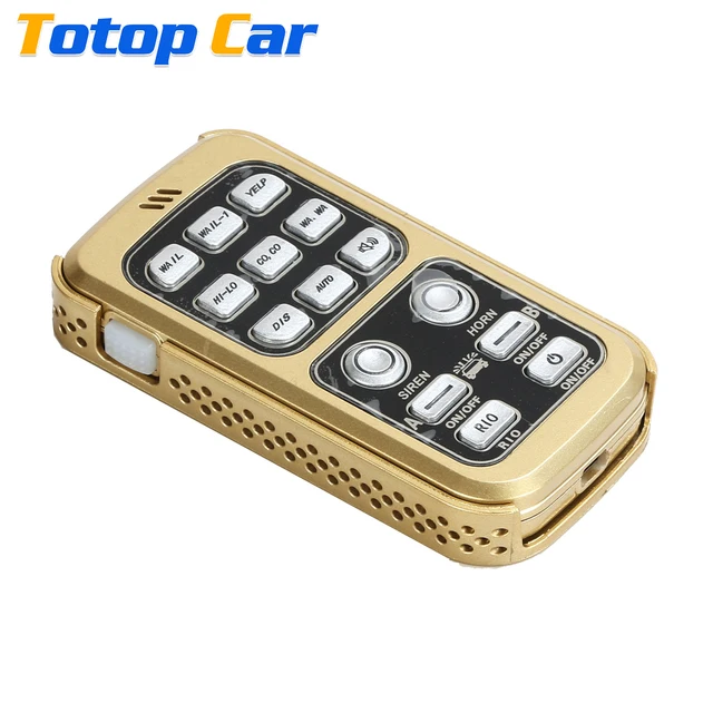 Police Siren Car MIC Speaker System 15 Sound Loud for Car Warning Alarm ...