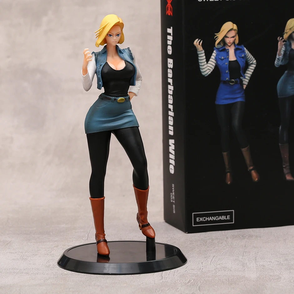 Figura-de-DragonBall-para-regalo-mu-eco-coleccionable-de-PVC-Android-n ...