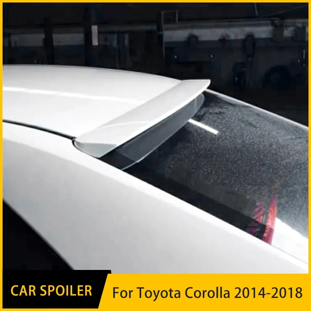 For-Toyota-Corolla-Roof-Spoiler-ABS-Rear-Spoiler-Wing-Gloss-Black ...