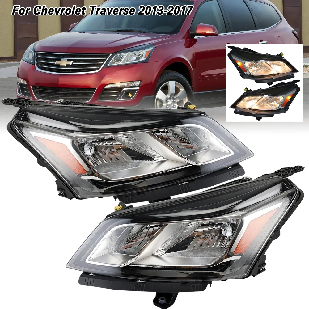 Headlights-For-Chevrolet-Traverse-2013-2016-2017-front-bumper-head ...
