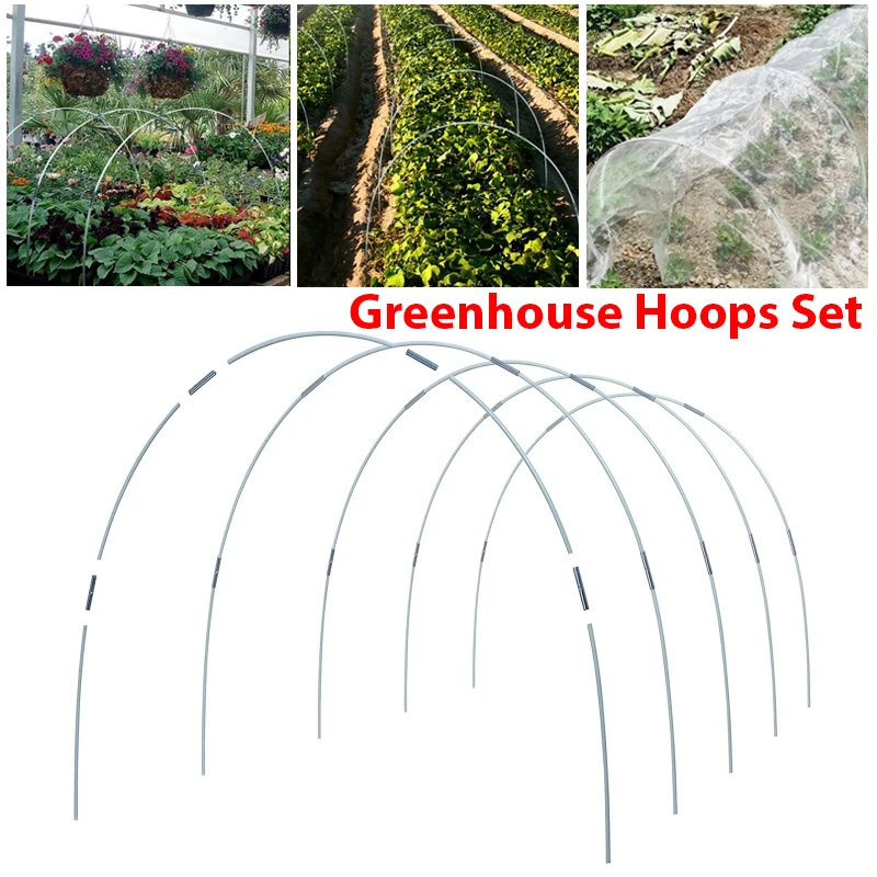 Greenhouse-Hoops-Set-Gardening-Folding-Fiber-Rod-Set-Garden-Plant-Hoop ...