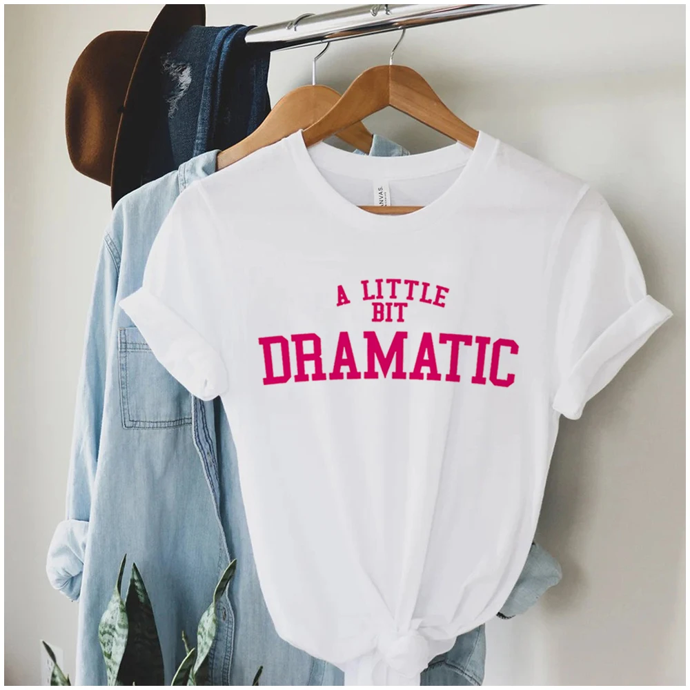 A little bit Dramatic Mean Girls Nostalgic t shirt women - AliExpress ...