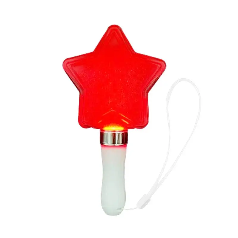 Party Light Sticks Pentagram Glow Stick Colorful Light Up Star Stick ...
