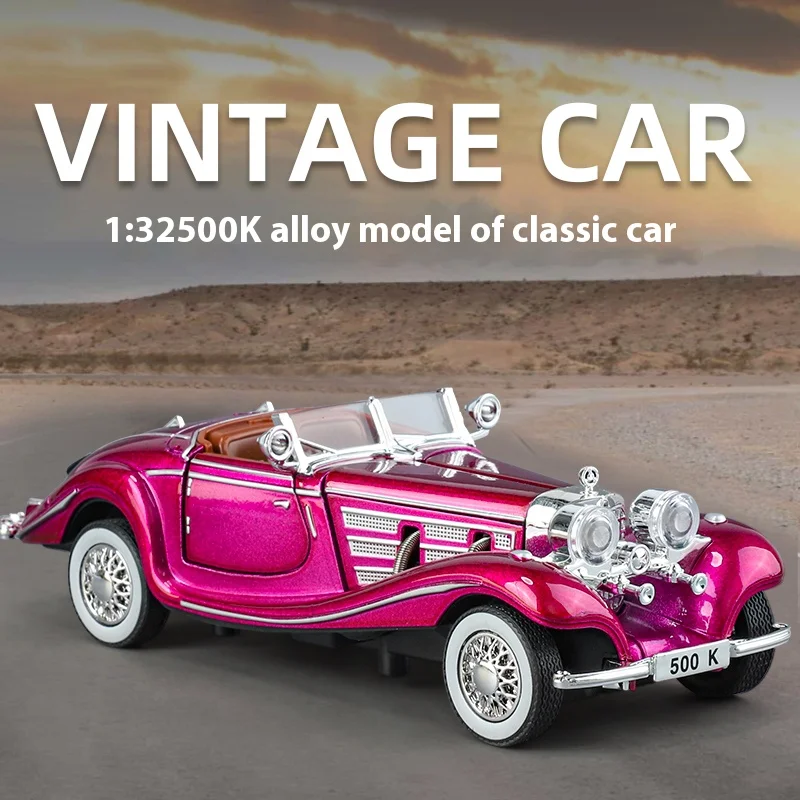 1/32 500K Alloy Car Model, Classic Car Toy With Sound and Lighting ...