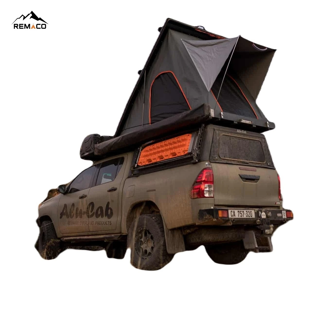 Camping Aluminum 2-3 Person Roof Top Tent Car Rooftop Tent Triangle ...