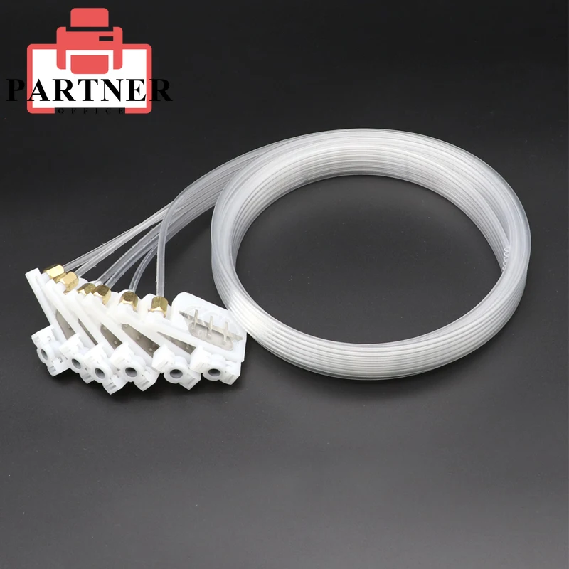 6-Line-color-ink-tube-hose-pipe-pipe-line-1m-with-uv-small-damper-screw ...
