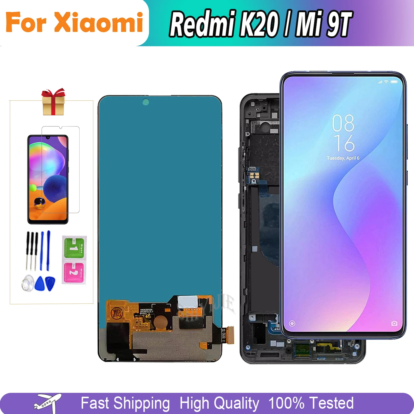 6.39" Super Amoled For Xiaomi Mi 9t Pro Mi9t Lcd Display Touch Screen ...