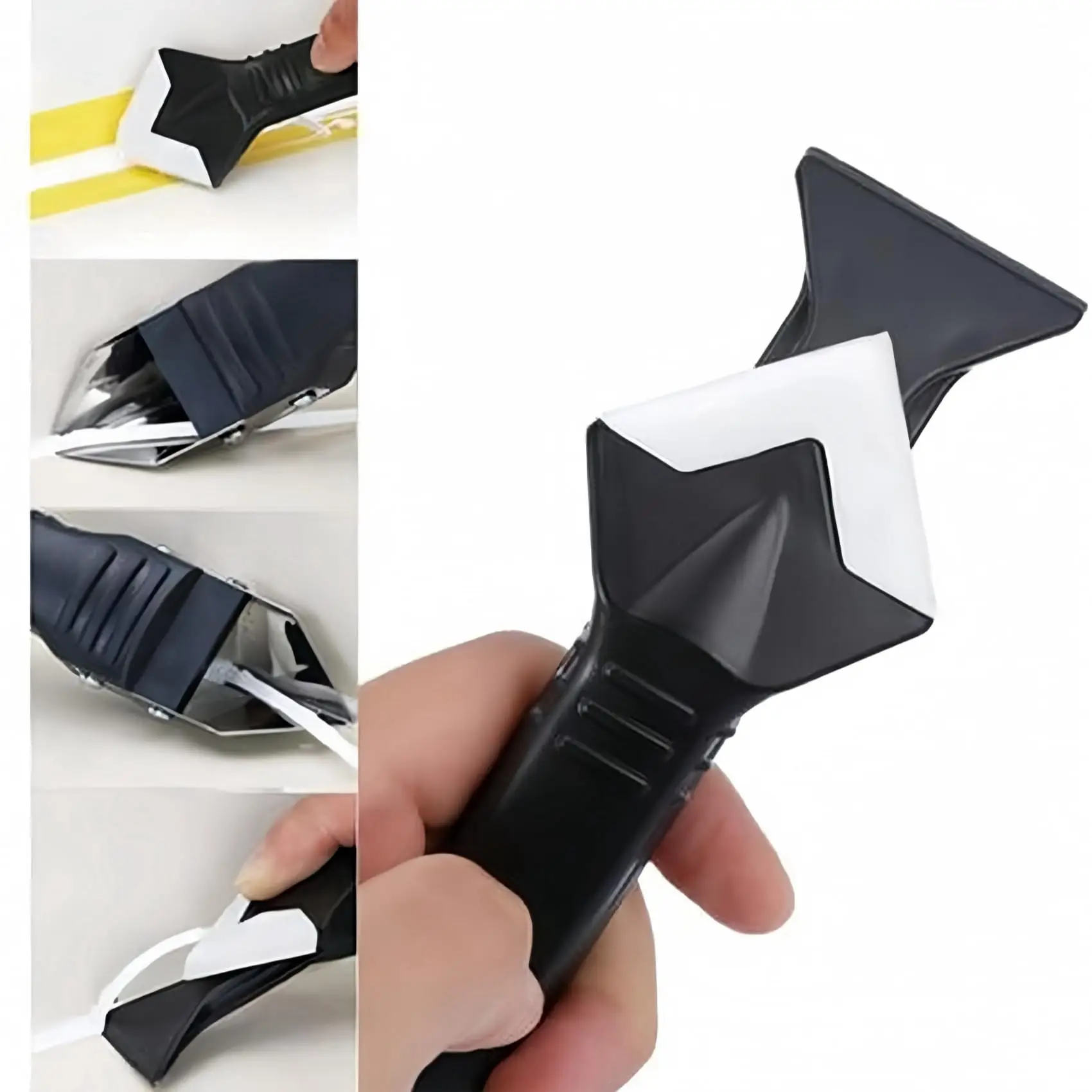 Silicone Caulking Tool 5 in 1 Multi-function Scraper Tool Grout and ...