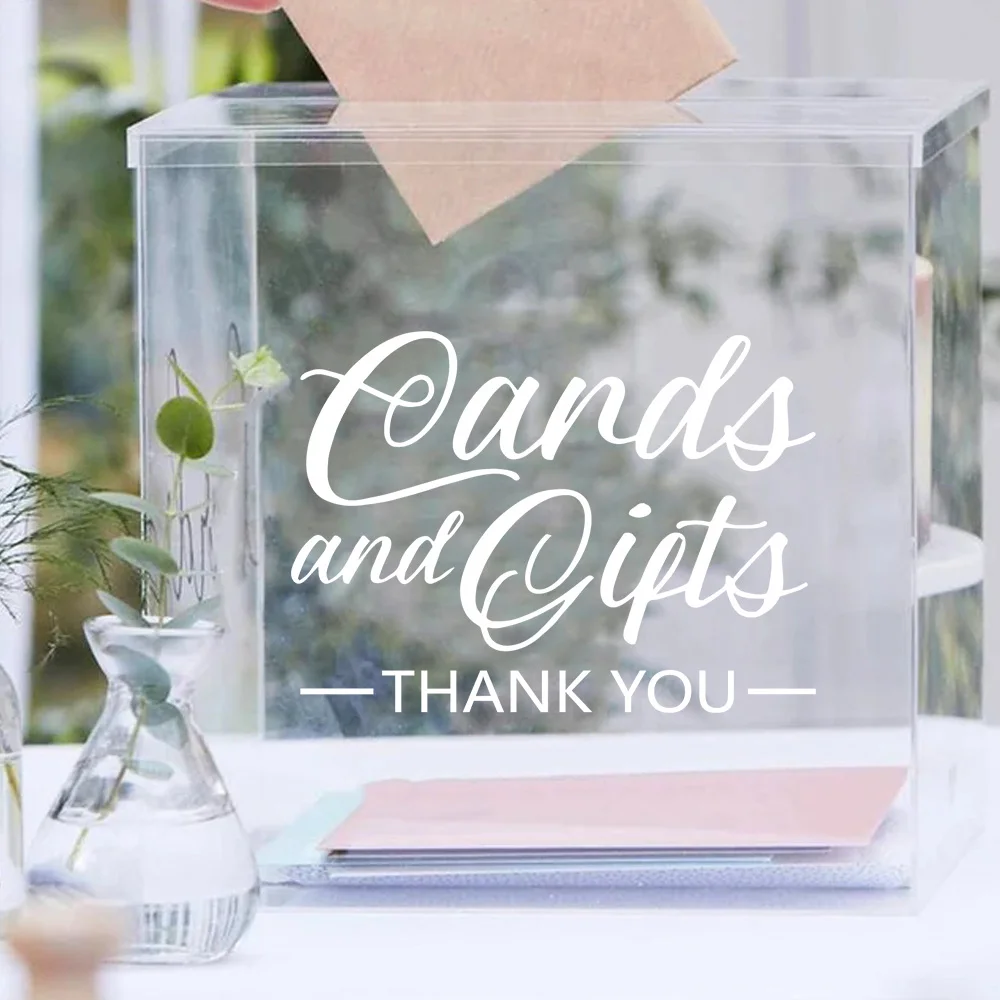 Wedding-Cards-and-Gifts-Box-Vinyl-Sticker-Custom-Texts-Names-Decals ...