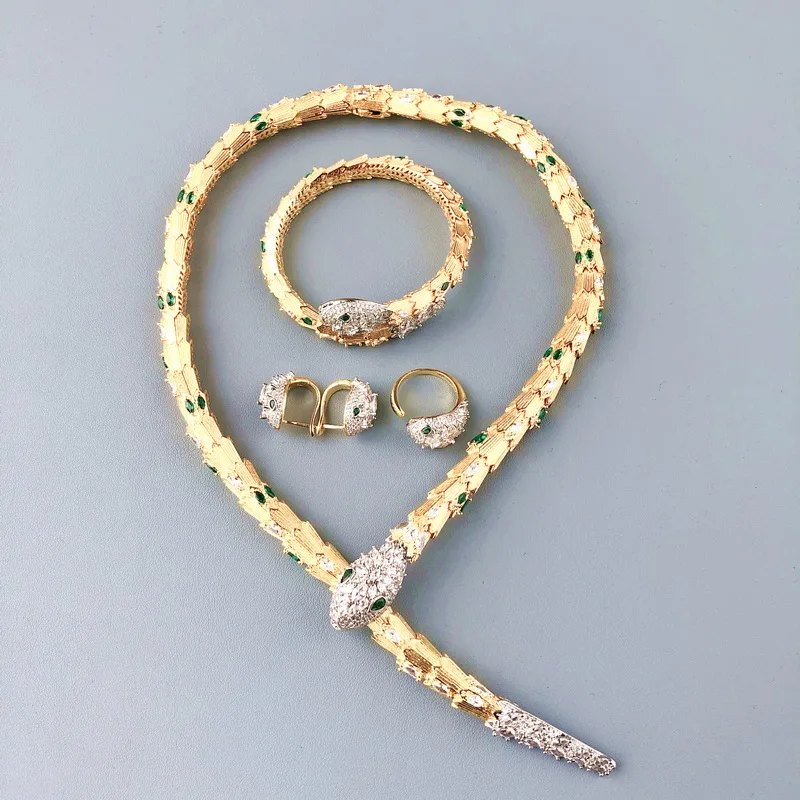 Designer-Collection-Style-Ring-Earrings-Bracelet-Necklace-Plated-Gold ...