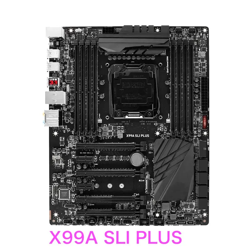 MSI X99A SLI PLUS Desktop Motherboard LGA 2011-3 DDR4 ATX Mainboard ...