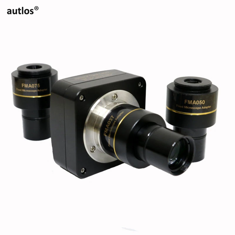 0.37X 0.5X 0.75X CCD Reduce Lens C Mount Adapter 23.2mm Microscope ...