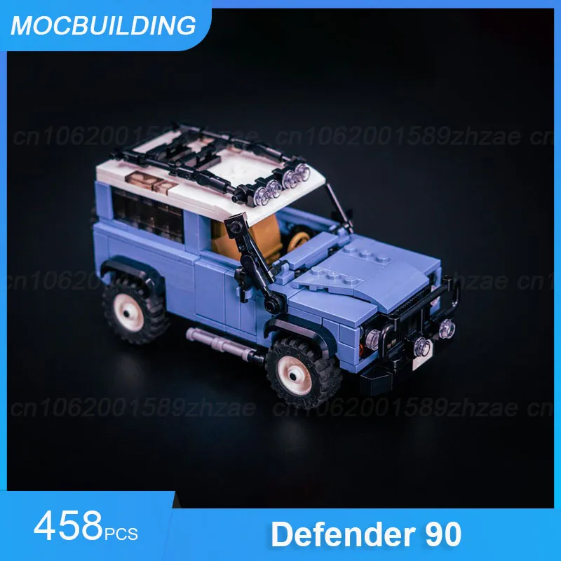 MOC-Building-Blocks-Defender-90-Car-Model-DIY-Assemble-Bricks-Transportation-Educational ...