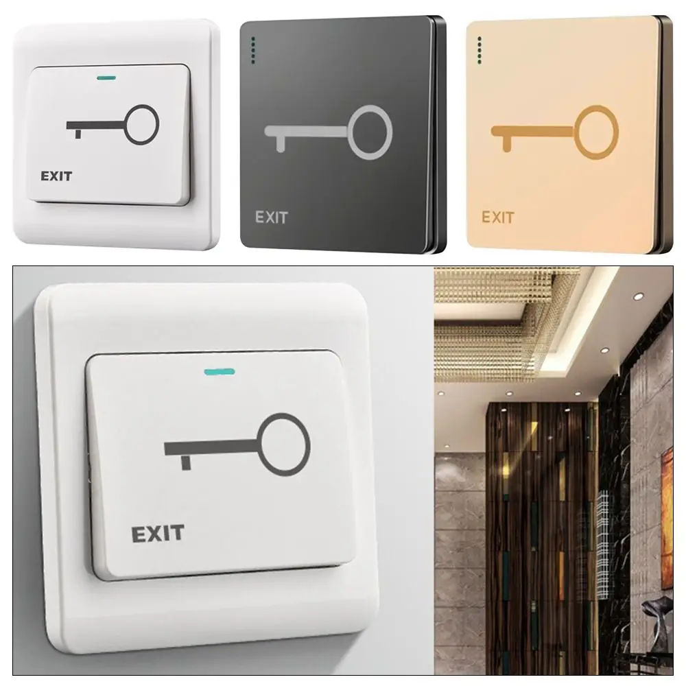 Control-Door-Button-Square-Door-Exit-Button-Switch-Plastic-Exit-Button ...