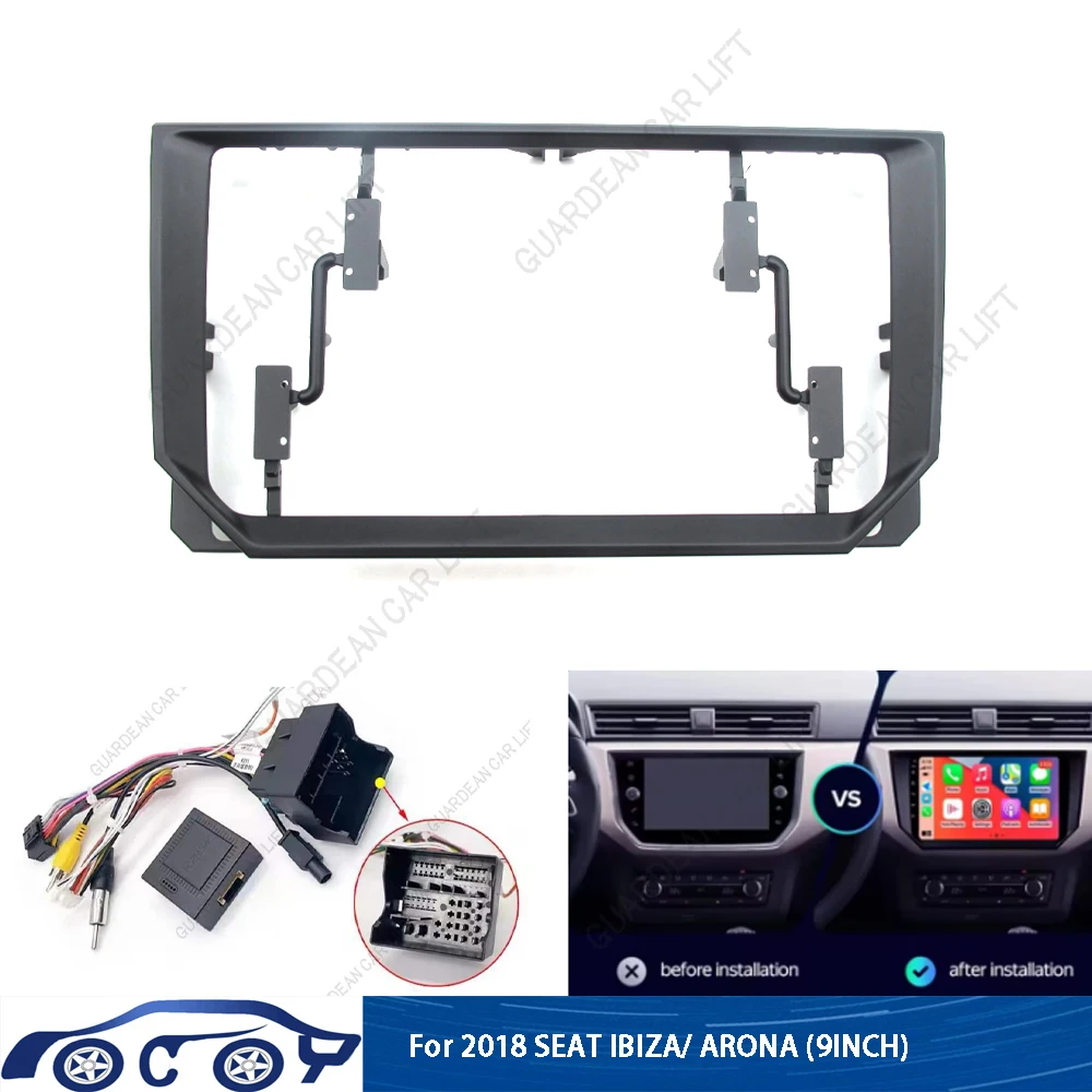 9Inch Car Radio Fascias For Seat Ibiza MK5 6F 2017-2021 Android Stereo ...
