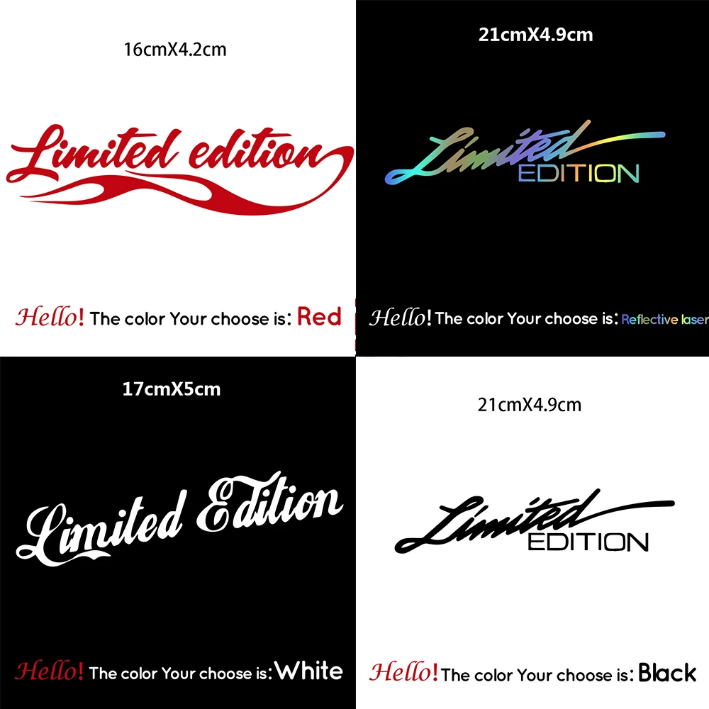 2Pcs-Limted-Edition-Vinyl-Car-Sticker-and-Decals-For-Car-Body-Decor ...