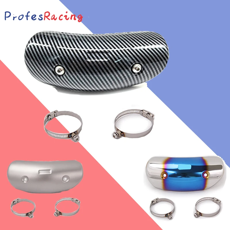 Motorcycle-Exhaust-Pipe-Protector-Heat-Shield-Cover-Guard-Anti-scalding ...