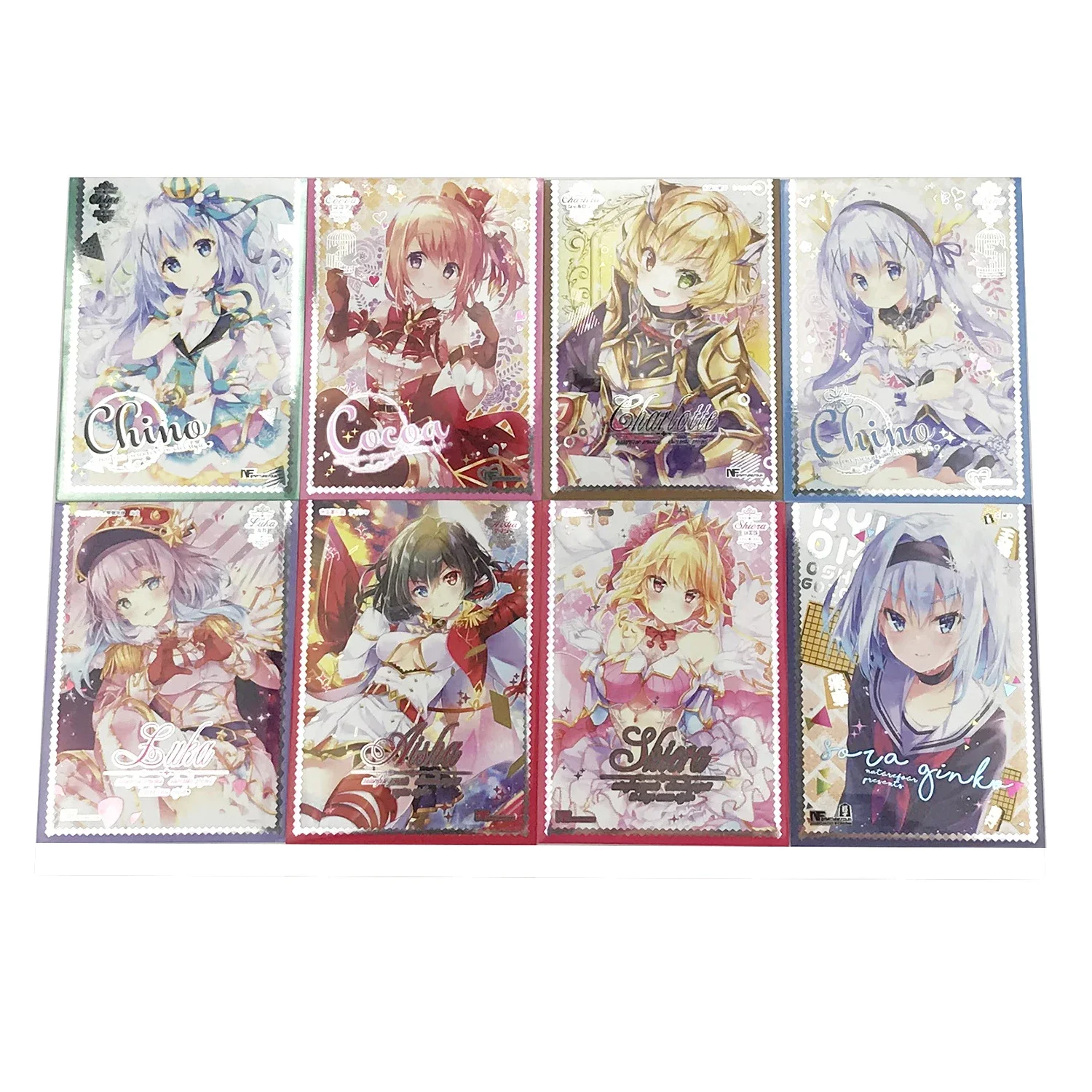 120-PCS-LOT-Beautiful-Anime-Girls-Cards-Sleeves-for-Trading-Cards-TCG ...